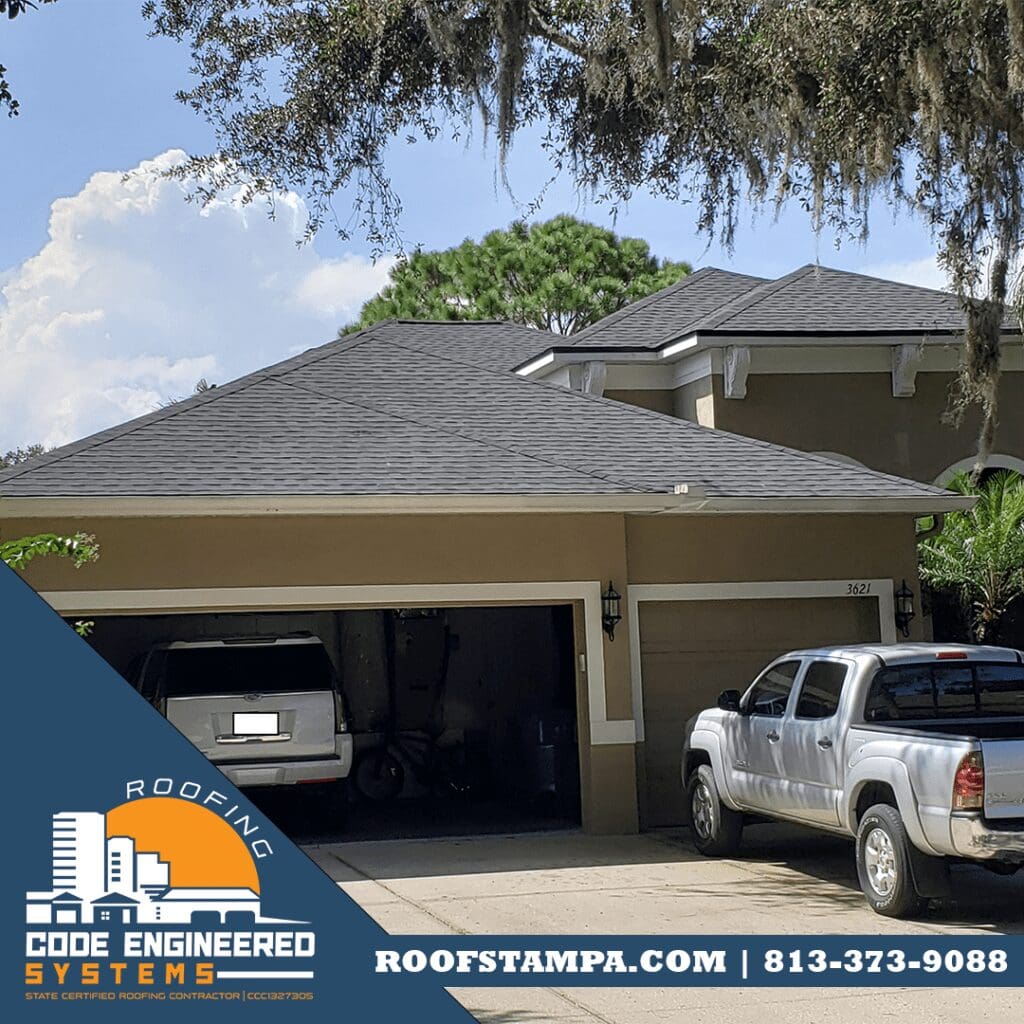 GAF Charcoal Shingle Color Combinations - Code Engineered Systems - Roofing Company Tampa